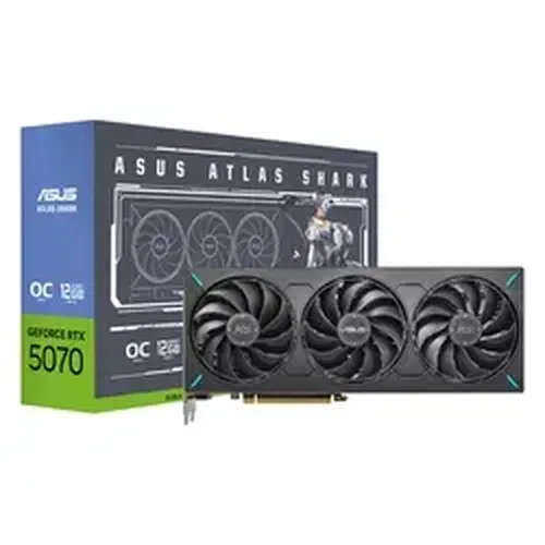 Placa De Vídeo Asus Atlas Shark Oc Nvidia Geforce Rtx-5070 12gb Gddr7 ...